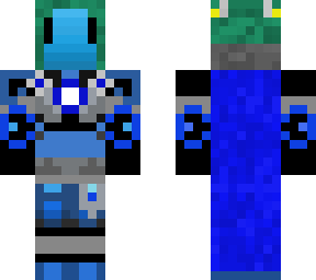 Blue Slime - Mech Suit | Minecraft Skin