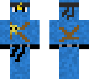 custom ninjago jay | Minecraft Skin