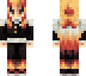 demon slayer rengoku | Minecraft Skins