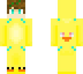 My lil astronaut in a duckie suit | Minecraft Skin