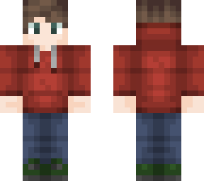 red hoodie | Minecraft Skins