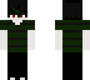 Skin de chico emo de color verde | Minecraft Skin