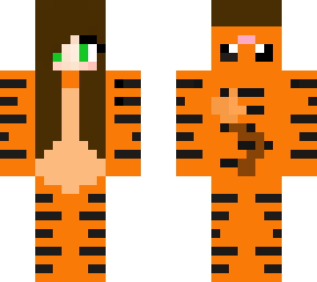 tiger girl | Minecraft Skins
