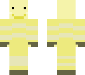 yellow Axolotl | Minecraft Skin