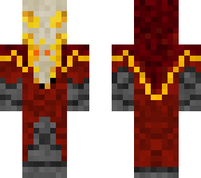 Fire Mage Minecraft Skin