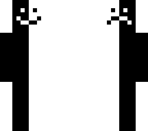 Inverted smiley face thing | Minecraft Skin