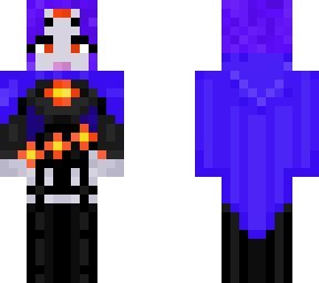 Raven Cute Girl Teen Titans | Minecraft Skin