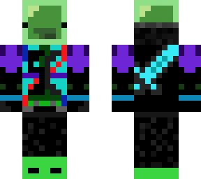 sorta finishded buff slime skeppy | Minecraft Skin