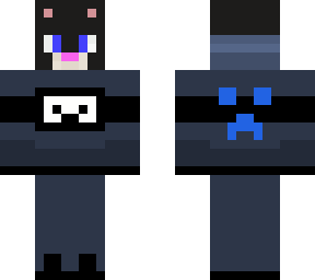 Cat creeper gamer with super suit | Minecraft Skin