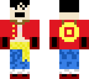 luffy gear | Minecraft Skins