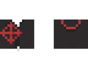 mission zip named collective hoodie black/red | Minecraft Skin