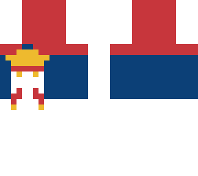 Serbia Flag | Minecraft Skin