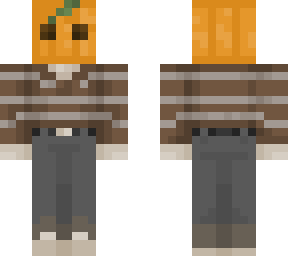 Cute lil pumpkin head | Minecraft Skin