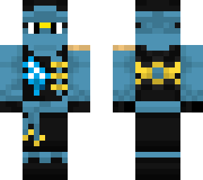 nya ninjago skybound(better mask) | Minecraft Skin