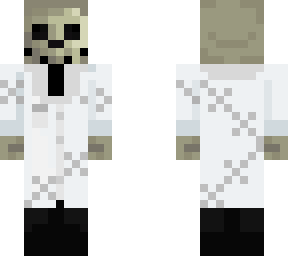 Skeleton with lab coat | Minecraft Skin