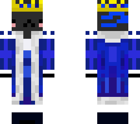 Y6 blue king skin | Minecraft Skin