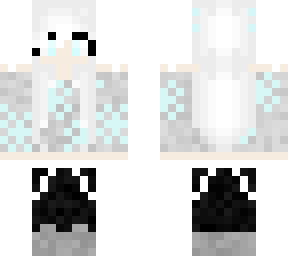 Cute Snowflake Winter Girl | Minecraft Skin