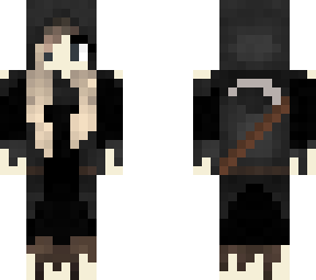 Grim Reaper Gril (Remade) | Minecraft Skin