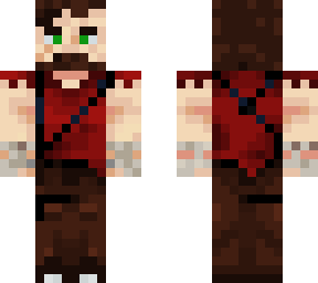 Red Ripped Sleeves Edit | Minecraft Skin