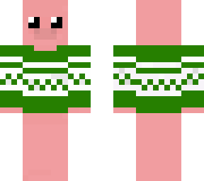 Ugly sweater pig | Minecraft Skin