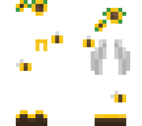 Bee themed base | Minecraft Skin