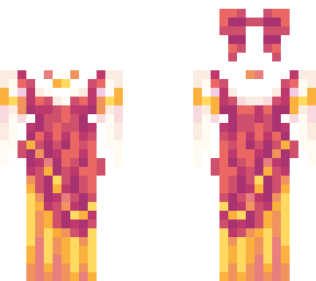 Red & Gold Ball Outfit - Base | Minecraft Skin