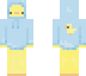 duck cute clue hoodie popular | Minecraft Skins