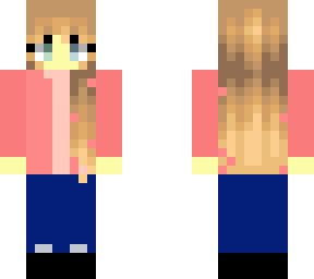 noob girl | Minecraft Skins