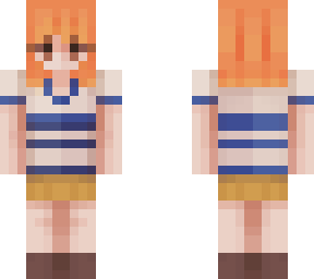 one piece | Nami | Pre - Timeskip | Minecraft Skin
