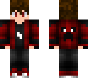 Red Anime Boy | Minecraft Skin