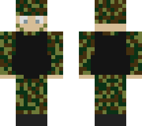 Russian Chechnya War (1990s) (Black Vest) | Minecraft Skin