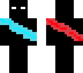 black skin with red eyes | Minecraft Skins