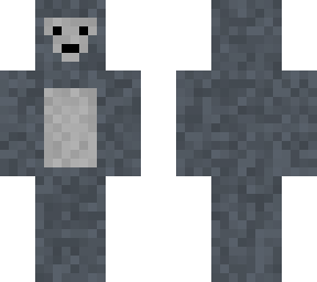 Gray Gorilla Tag Monkey | Minecraft Skin