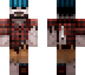 Lumbering Jack - Xbox 360 Campfire Tales | Minecraft Skin
