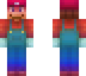 Rainbow Mario | Minecraft Skin