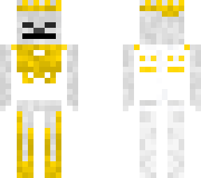 rei esqueleto de oro | Minecraft Skin