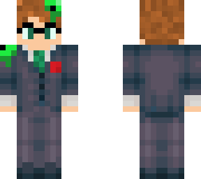 Slimecicle in suit | Minecraft Skin