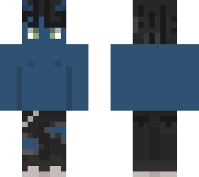 Blue Demon Boy 2.0 | Minecraft Skin