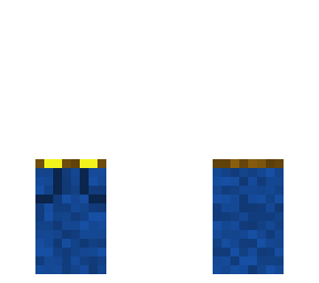 Blue Jeans With Pants | Minecraft Skin