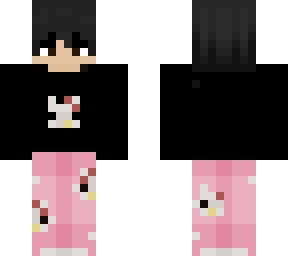 Hello Kitty PJ Match Set Guy | Minecraft Skin