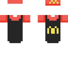 Mc donalds uniform | Minecraft Skin