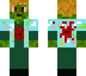Zombie Wash red eyes | Minecraft Skin