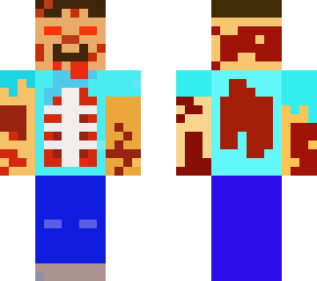 blood steve | Minecraft Skin
