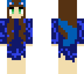 blue wolf furry | Minecraft Skins