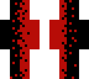 half red half black | Minecraft Skin