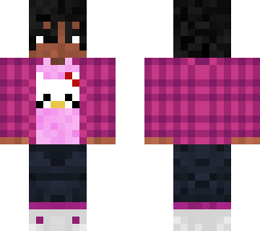 Hello Kitty Dreadhead | Minecraft Skin