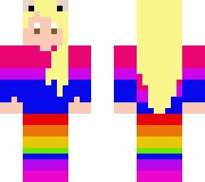 Newflowergirl58 pride month skin | Minecraft Skin