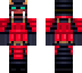 oni mask samurai | Minecraft Skin