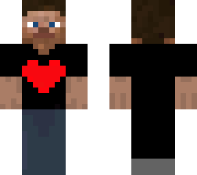 Steve Heart | Minecraft Skin