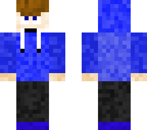 blue hoodie | Minecraft Skin